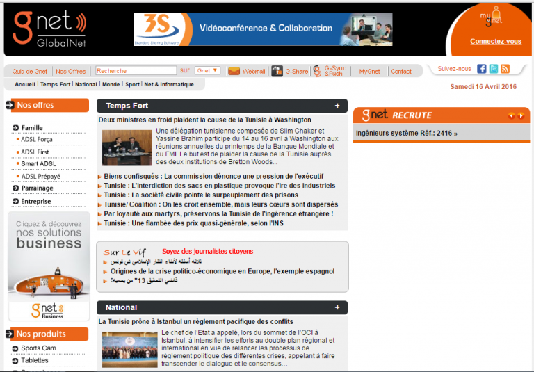 Comment contacter le service client globalnet?